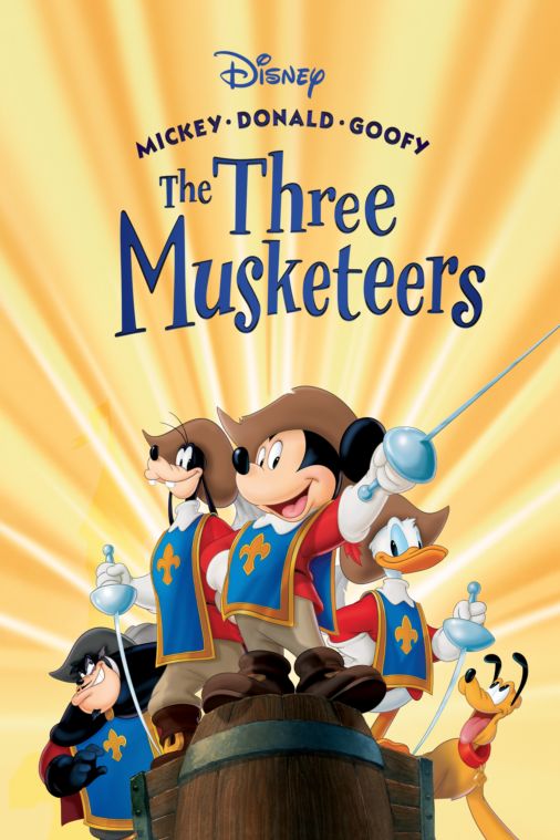 Mickey Donald Goofy The Three Musketeers