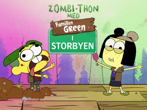 Se Zombi-Thon med Familien Green i storbyen | Disney+