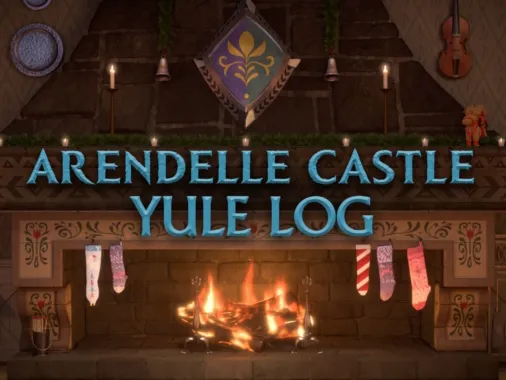 Watch Arendelle Castle Yule Log | Disney+