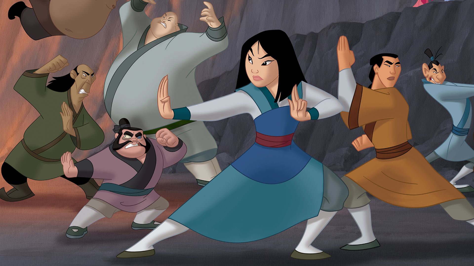 Disney Mulan And Shang Family