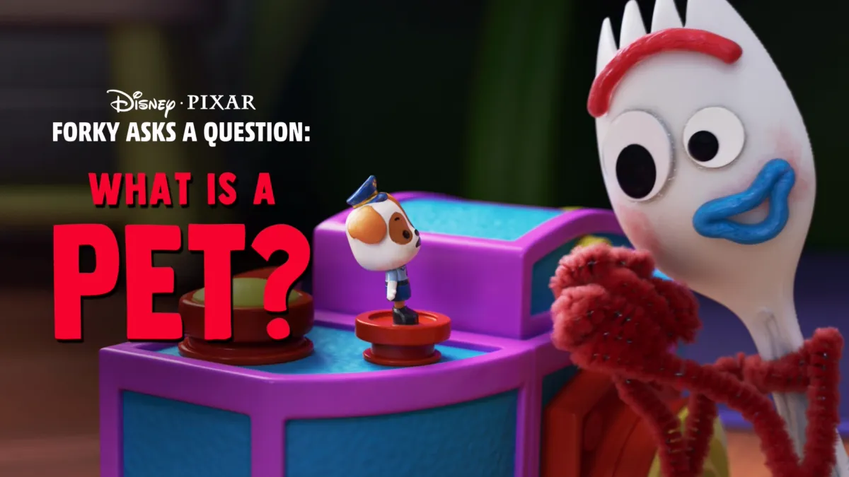 Watch Forky Asks a Question: What is a Pet? | Disney+